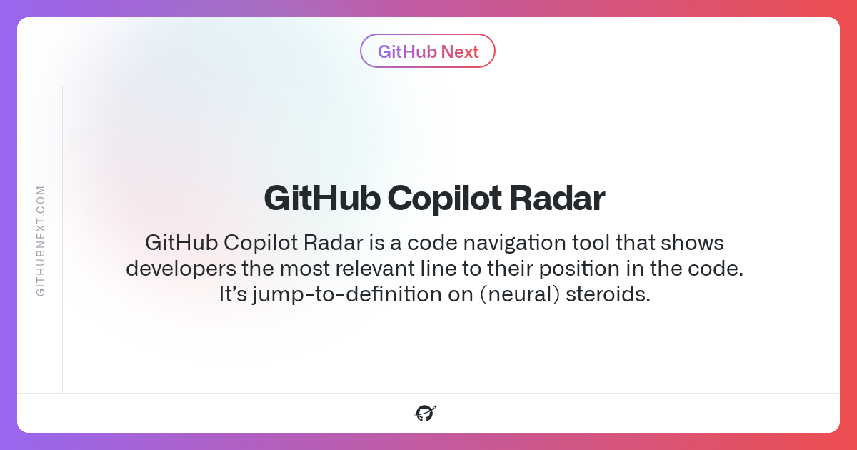 Github Next Github Copilot Radar